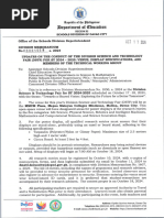 DepEd Memo NSTF National Science and Technology Fair For SY 2023 2024 ...