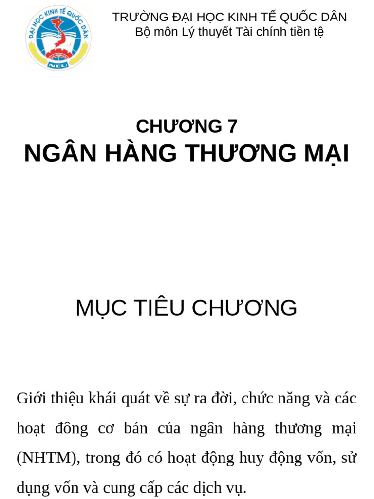 CLC.LTTCTT.Chuong 5_NHTM | PDF
