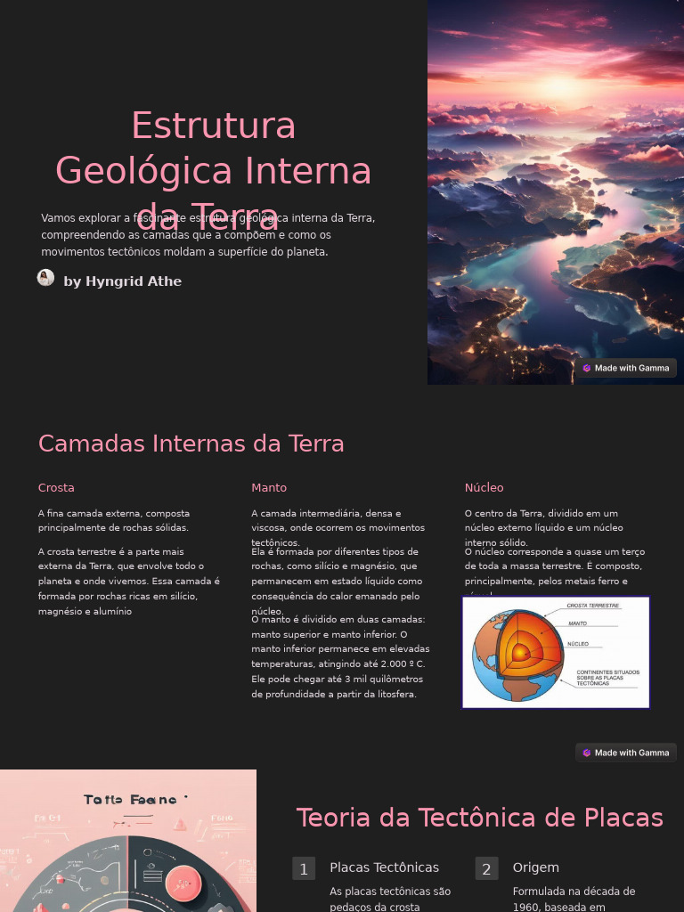 Estrutura Geologica Interna Da Terra | PDF | Terra | Placas tectônicas