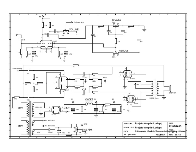 Projeto Amp Hifi - PDSPRJ | PDF | Electrical Engineering