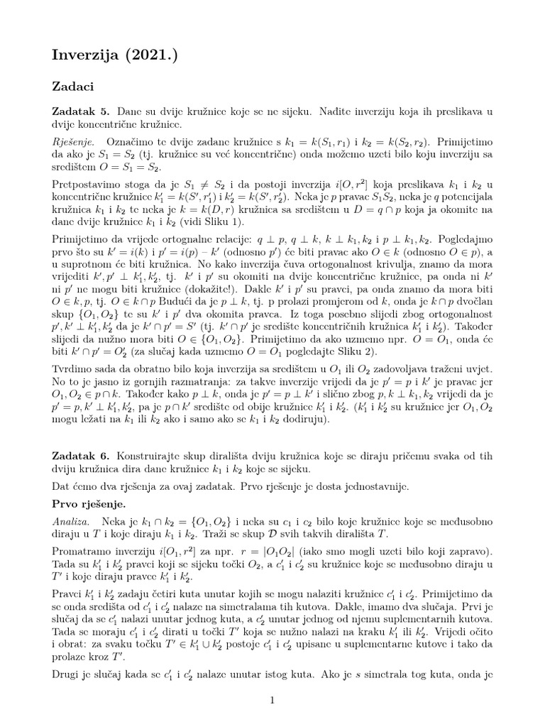 KMG 2021 Inverzija | PDF