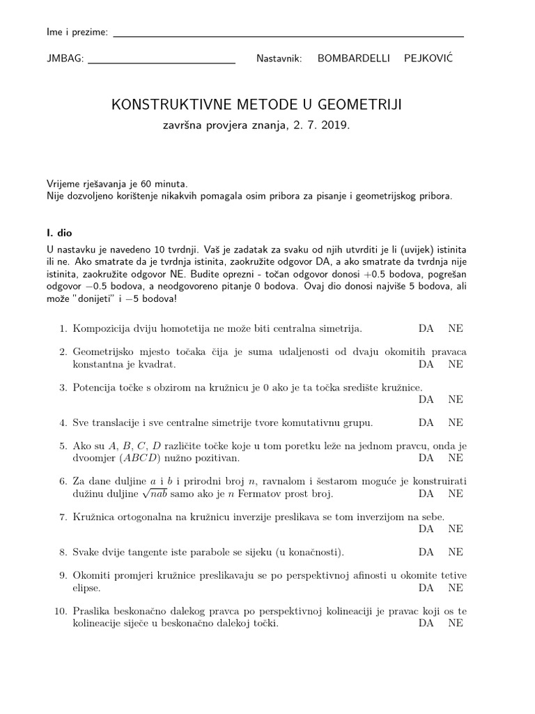 Ogledni Zavrsni | PDF