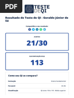Teste de QI de Albert Einstein | PDF