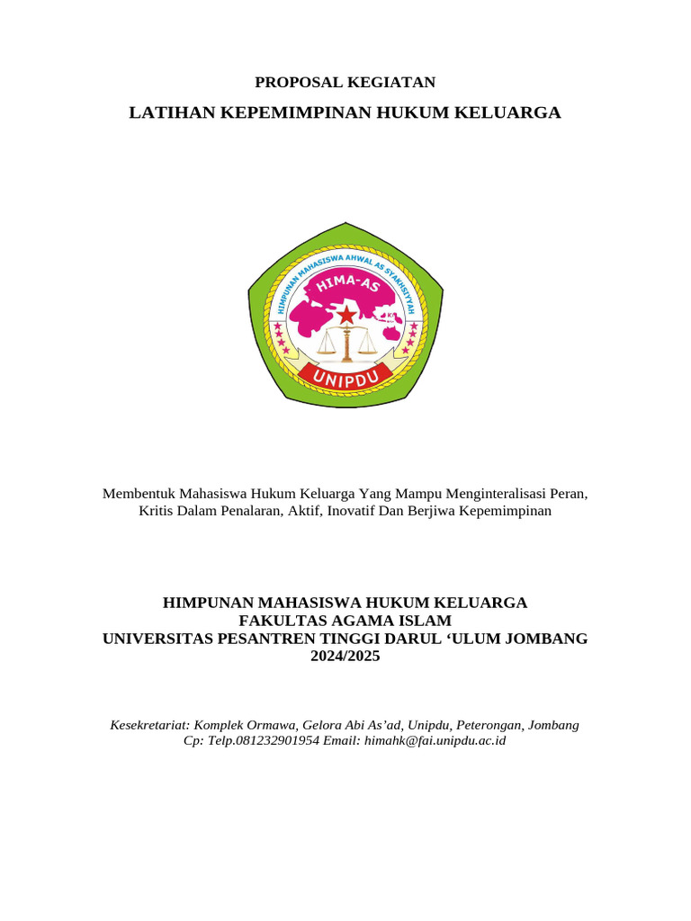 Proposal lk hk | PDF
