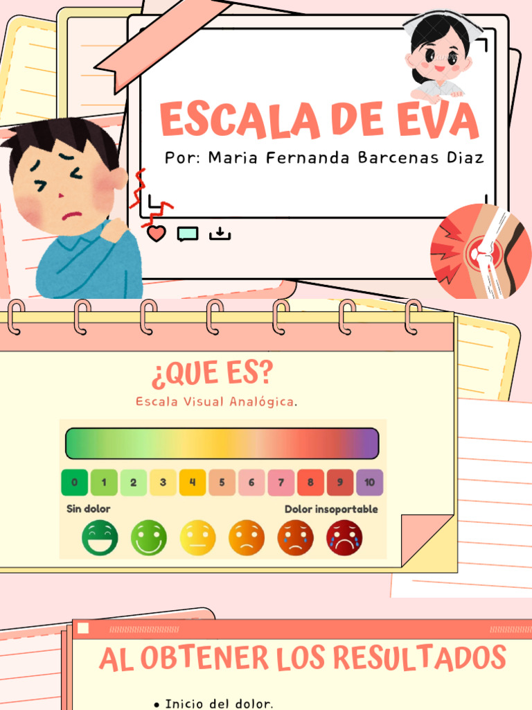 Escala de Eva: Por: Maria Fernanda Barcenas Diaz | PDF