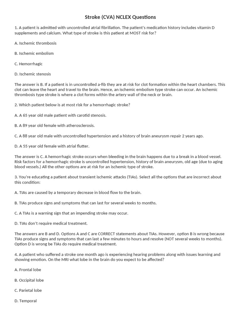 Stroke-MS | PDF | Stroke | Causes Of Death