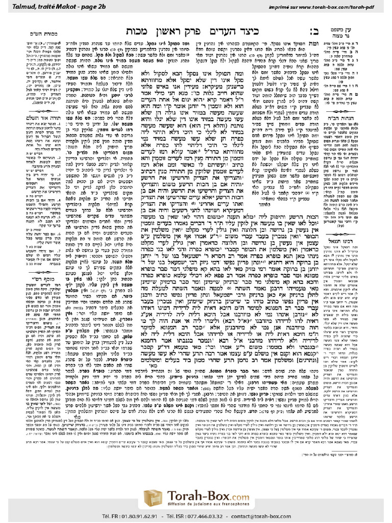 Talmud Makot 2b | PDF