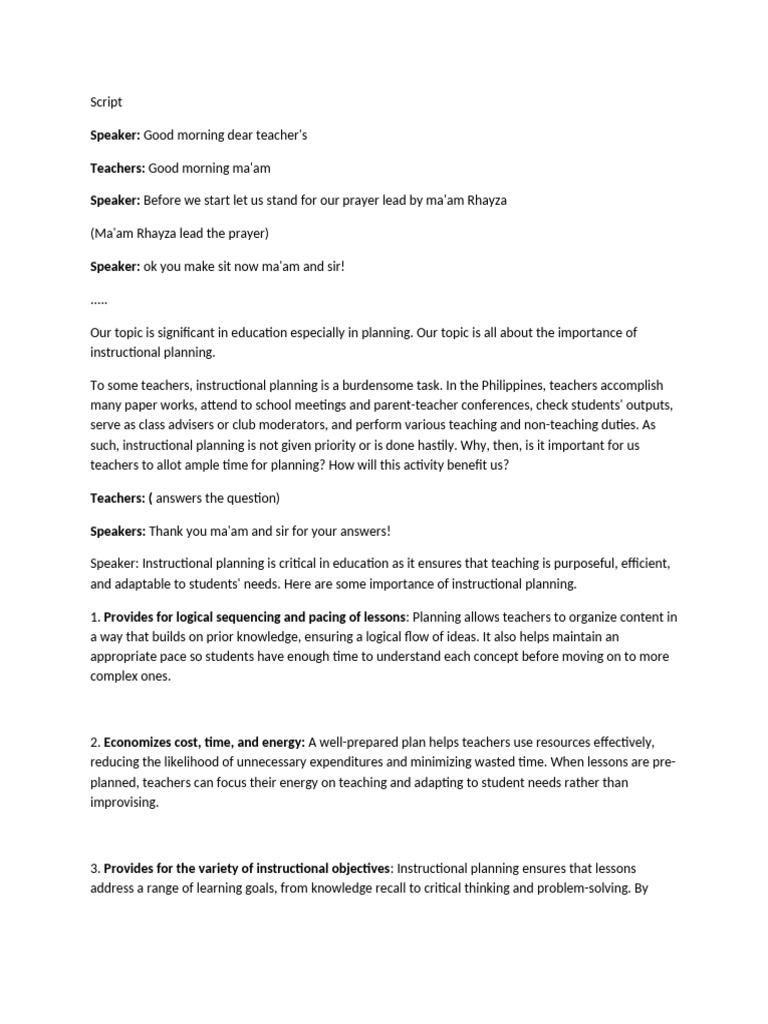 Script-WPS-Office | PDF | Teachers | Learning