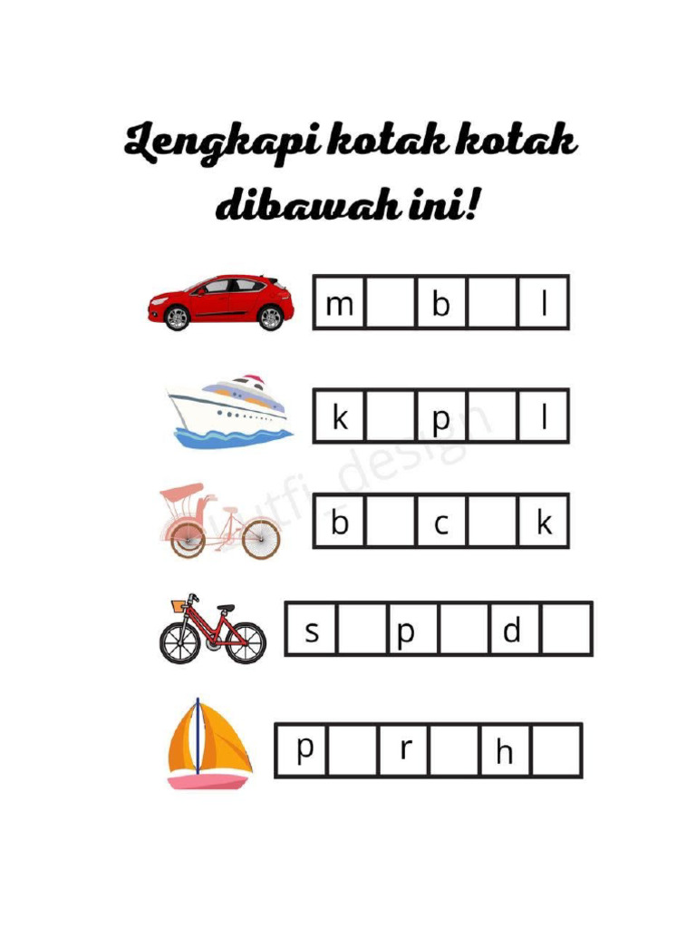 melengkapi kata dalam kotak | PDF