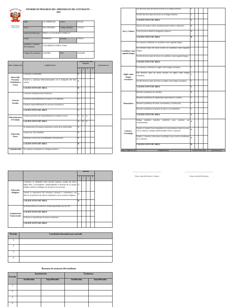 YOINER | PDF | Segundo lenguaje | Lengua española