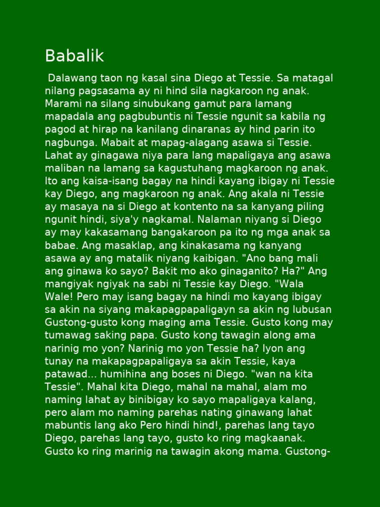 Kwentong Pag-Ibig | PDF