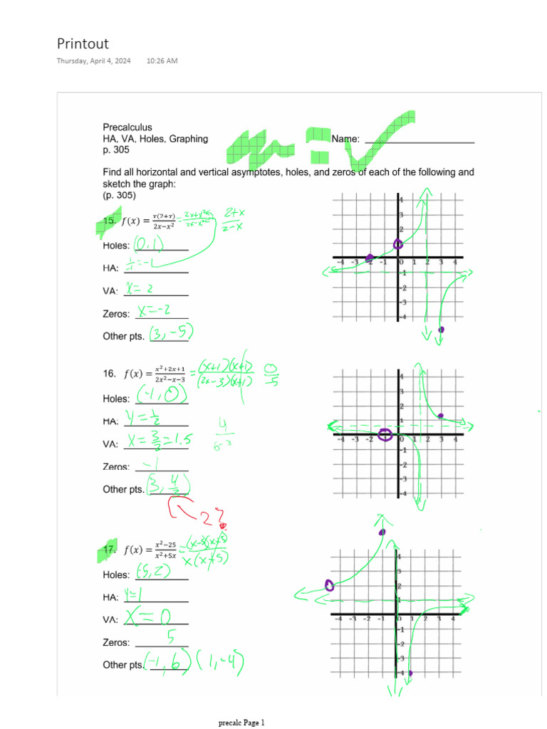 April 4 Precalc | PDF