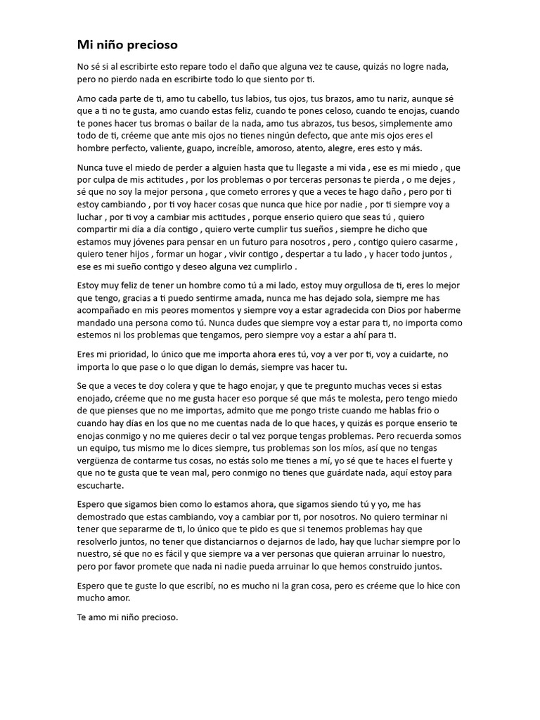Mi Niño Precioso | PDF