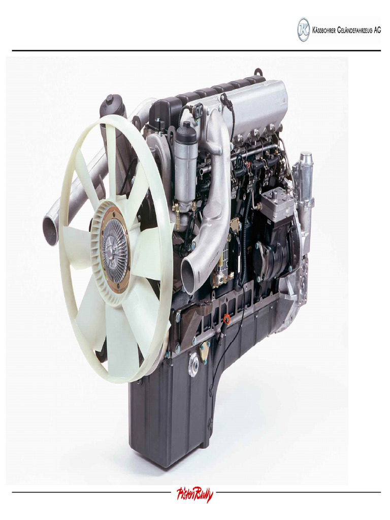 PistenBully 600 Engine Training Guide | PDF | Diesel Fuel | Diesel Engine