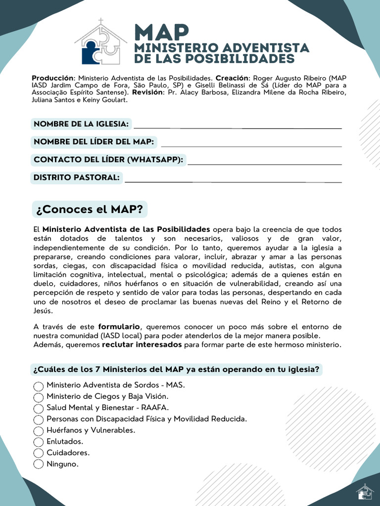 Questionario MAP ES2 | PDF | Espectro autista | Invalidez