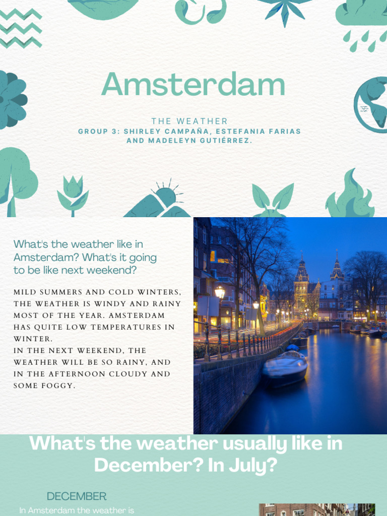 Amsterdam Weather Overview and Forecast | PDF