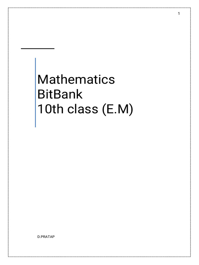 10th Grade Math Guide | PDF