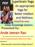 SuperBrain Yoga: Energize Your Mind | PDF | Memory | Neuropsychology