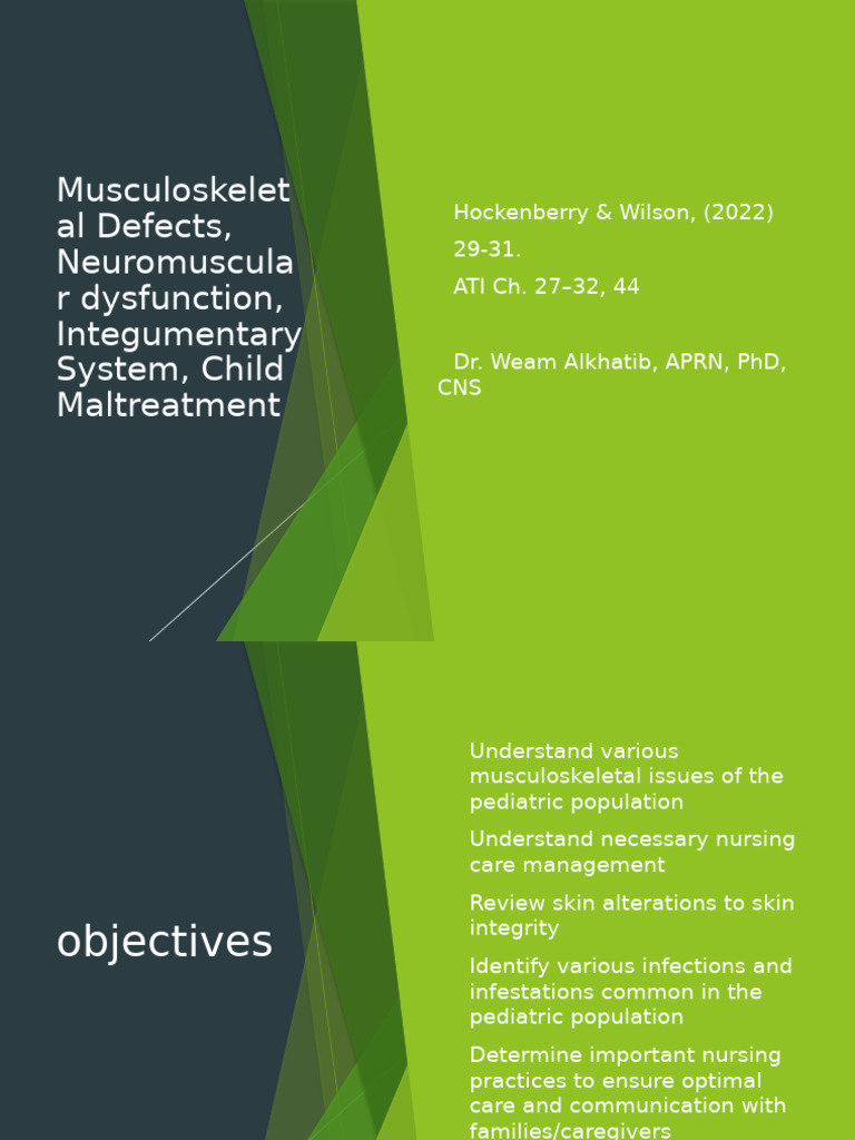 Pediatric Musculoskeletal Disorders Overview | PDF | Scoliosis ...