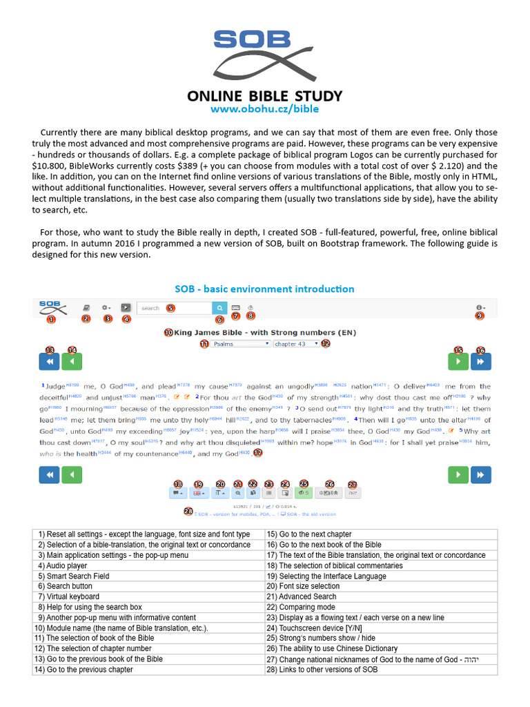 Sob User Manual 4 2017 EN | PDF | Bible | Translations