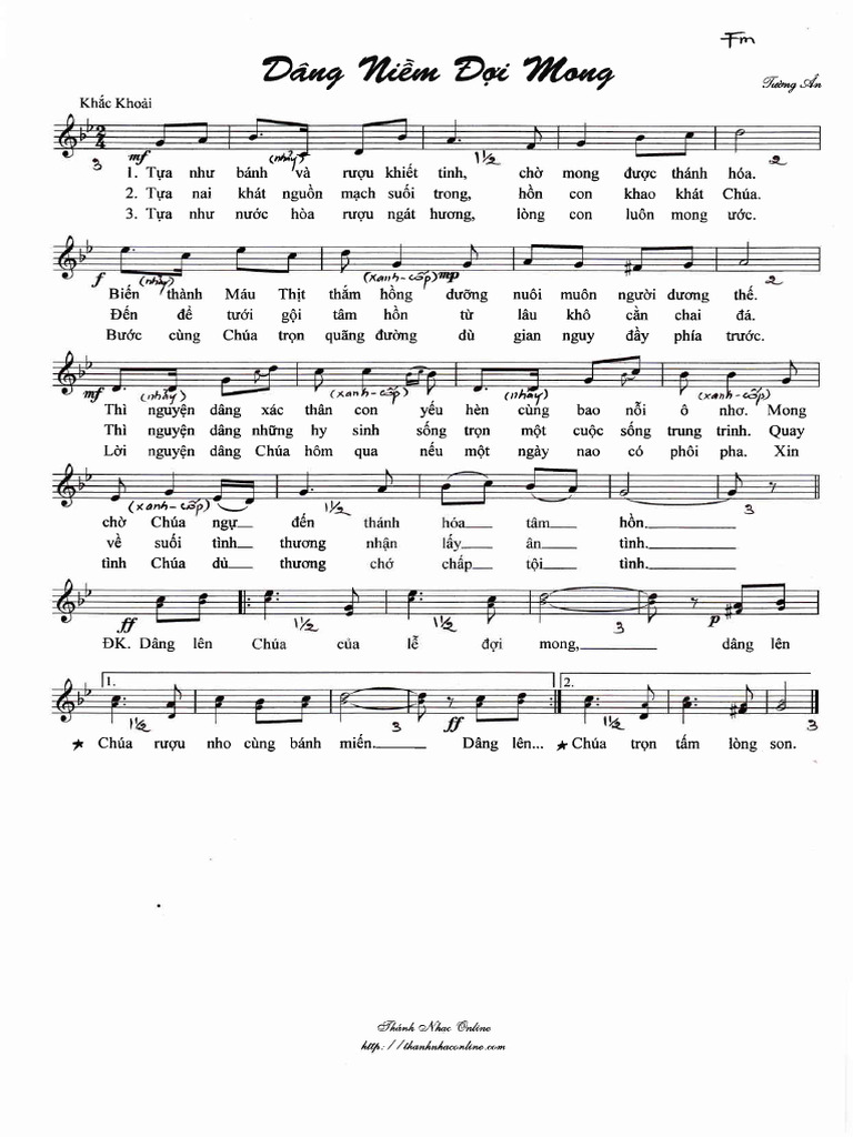 Dang Niem Doi Mong | PDF