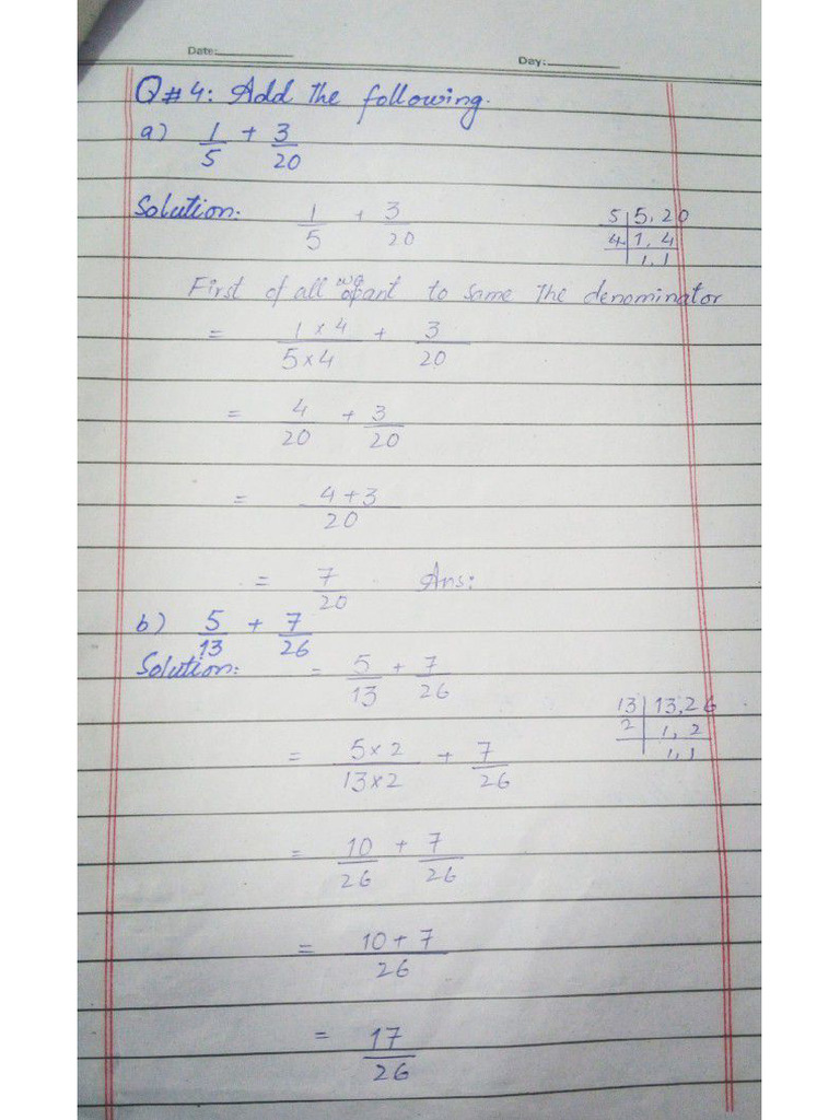Ex#3a+RL Grade 5 | PDF