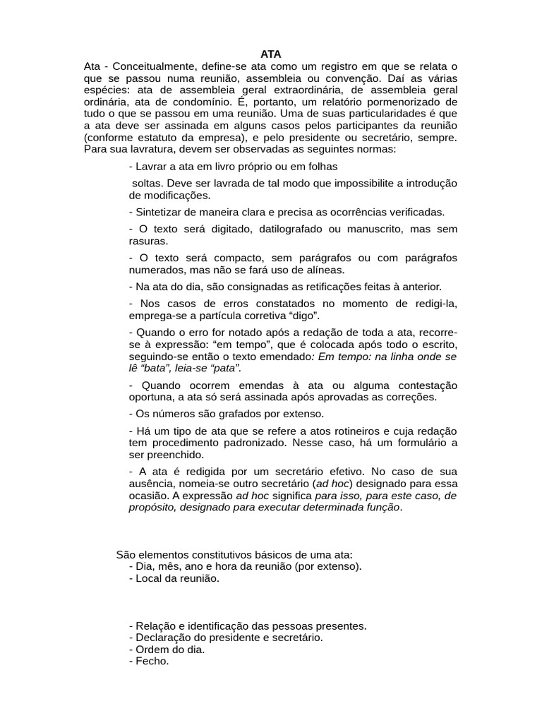 394560-Modelo_de_ata (1) | PDF | Pedagogia