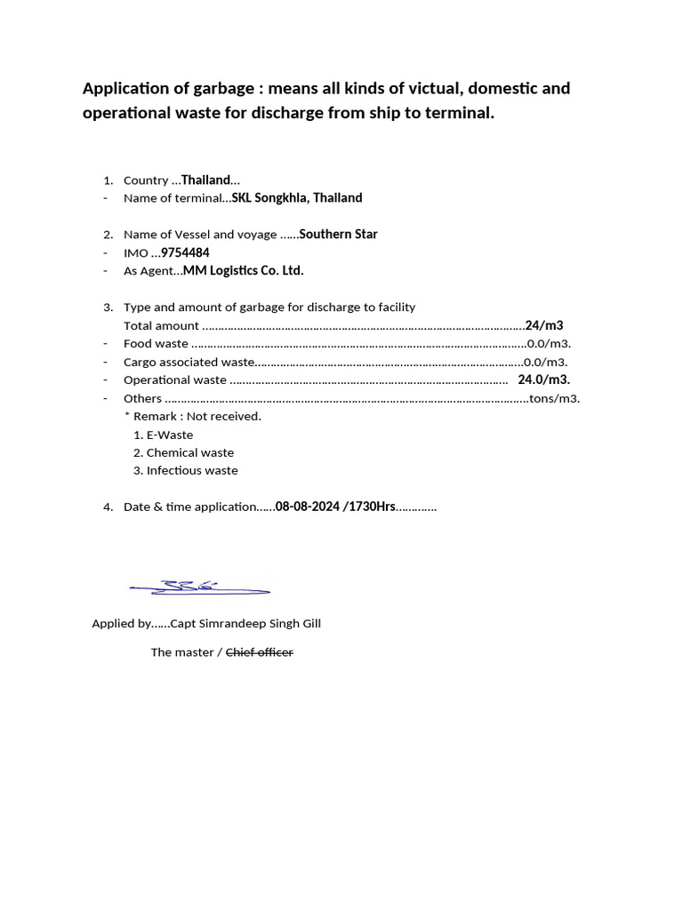 Application of garbage | PDF