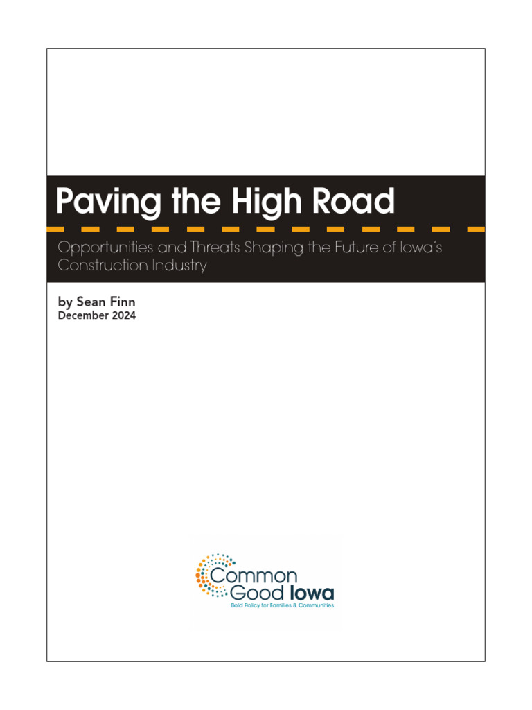Future of Iowa's Construction Industry | PDF | Employment | Labour ...