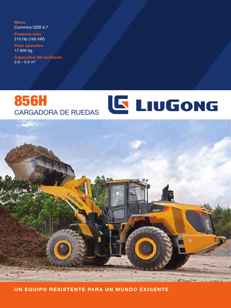 LiuGong 856H Pousamil | PDF | Eje | Turbocompresor