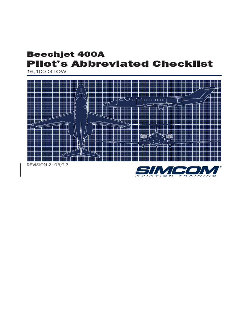 Abbreviated Checklist | PDF | Aerospace | Aircraft