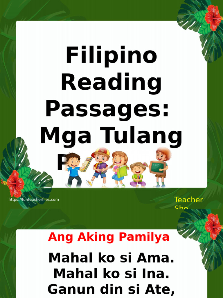 Filipino Reading Passages | PDF