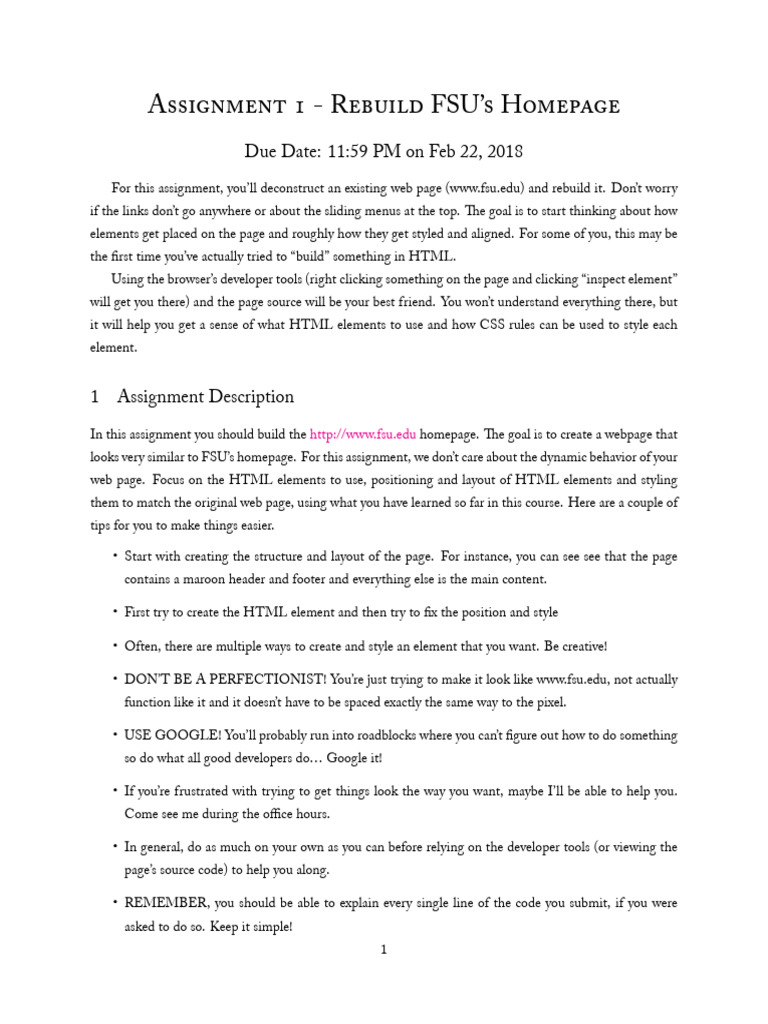 assignment1-cgs3066 | PDF | World Wide Web | Internet & Web