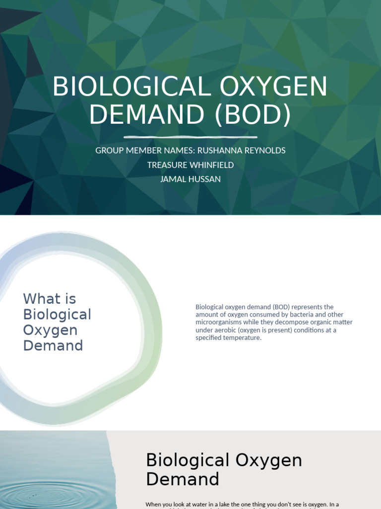 Biological Oxygen Demand (Bod)[1] | PDF