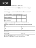 Speech Intelligibility Rating Scale | PDF