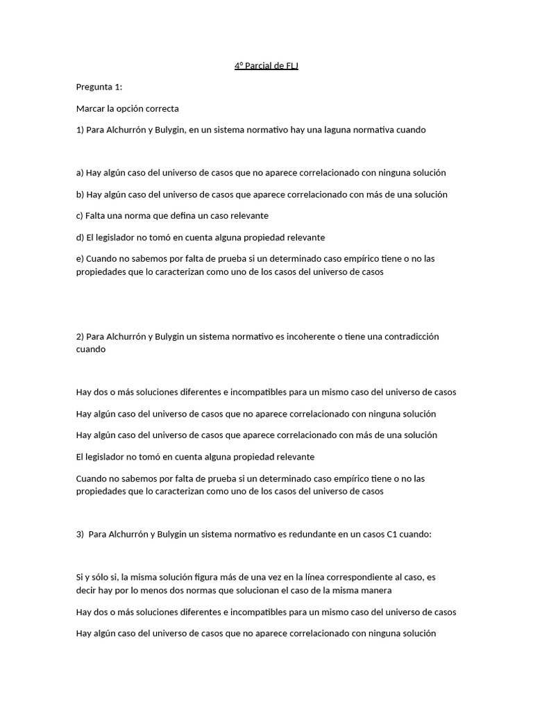 4° Parcial de FLJ | PDF