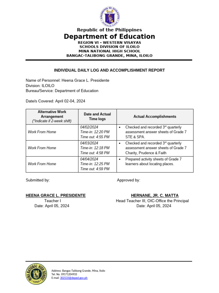 Idlar April 2024 | PDF | Educational Assessment And Evaluation ...