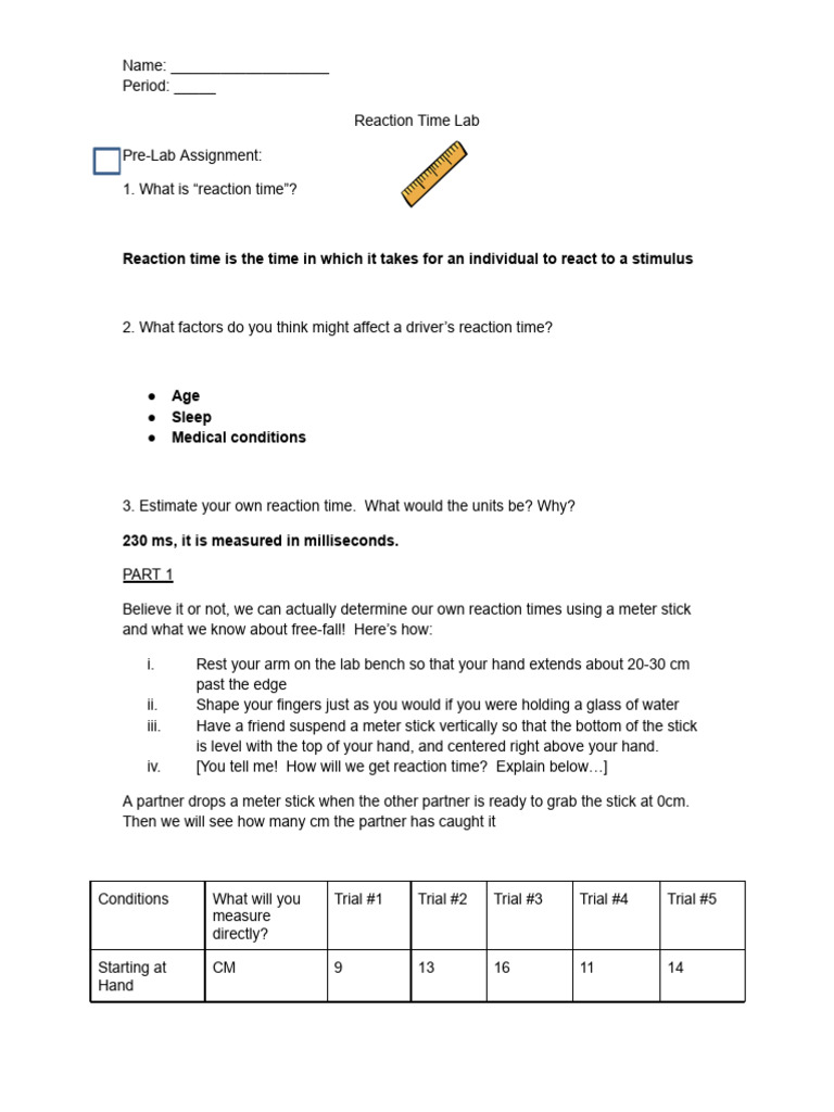Austin Frankel - Reaction Time - Applied Virtual | PDF | Mental ...