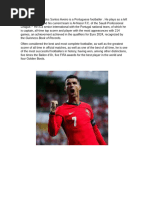 Cristiano Ronaldo Reading Comprehension | PDF | Uefa Champions League ...