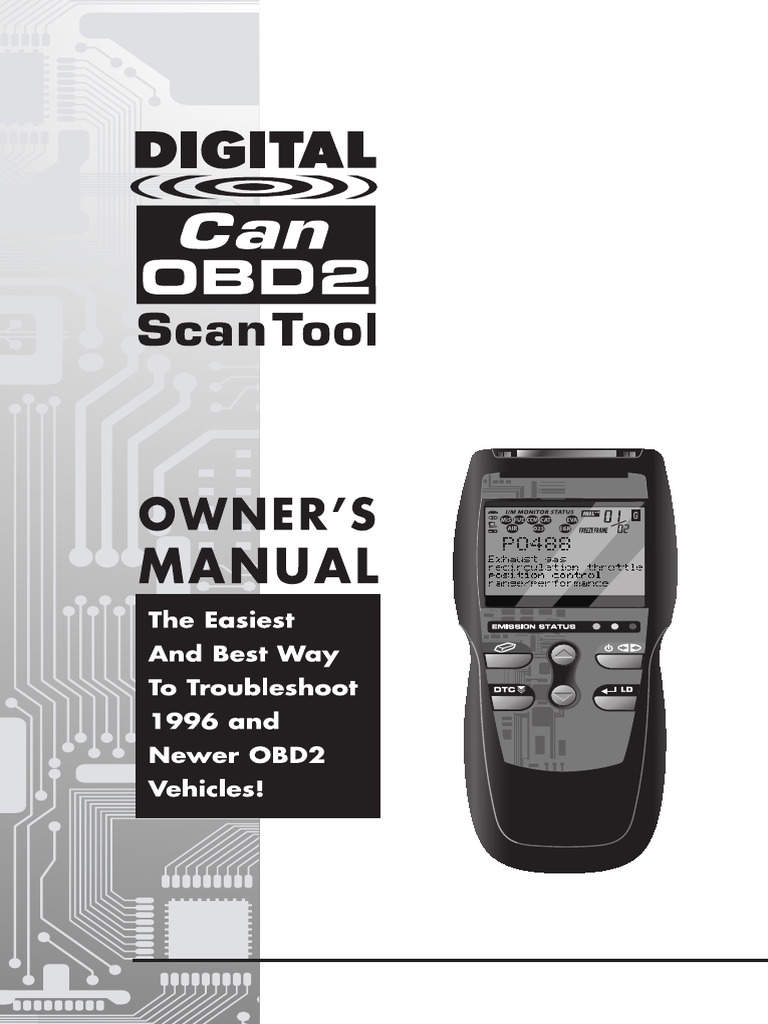 OBDII Scan Tool | PDF | Vehicles | Vehicle Technology