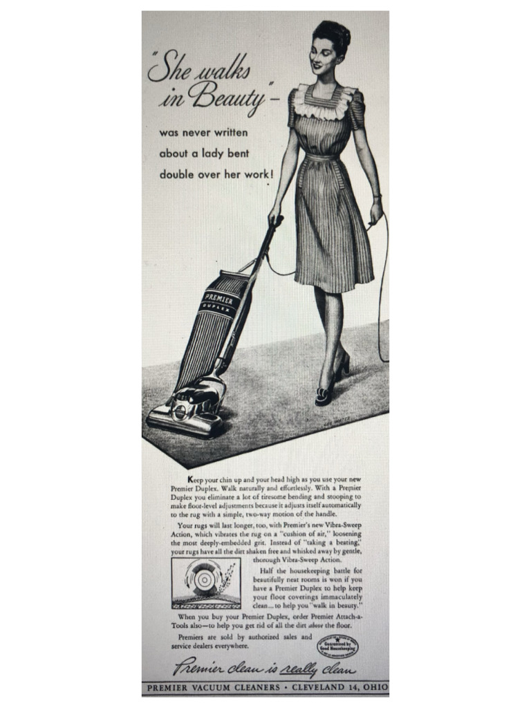 Premier Duplex Vacuum Cleaner Ad | PDF