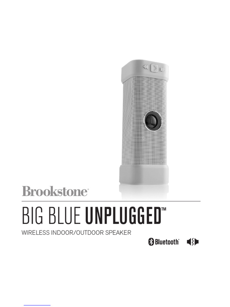 Brookstone Big Blue Unplugged | PDF | Electromagnetic Interference | Radio