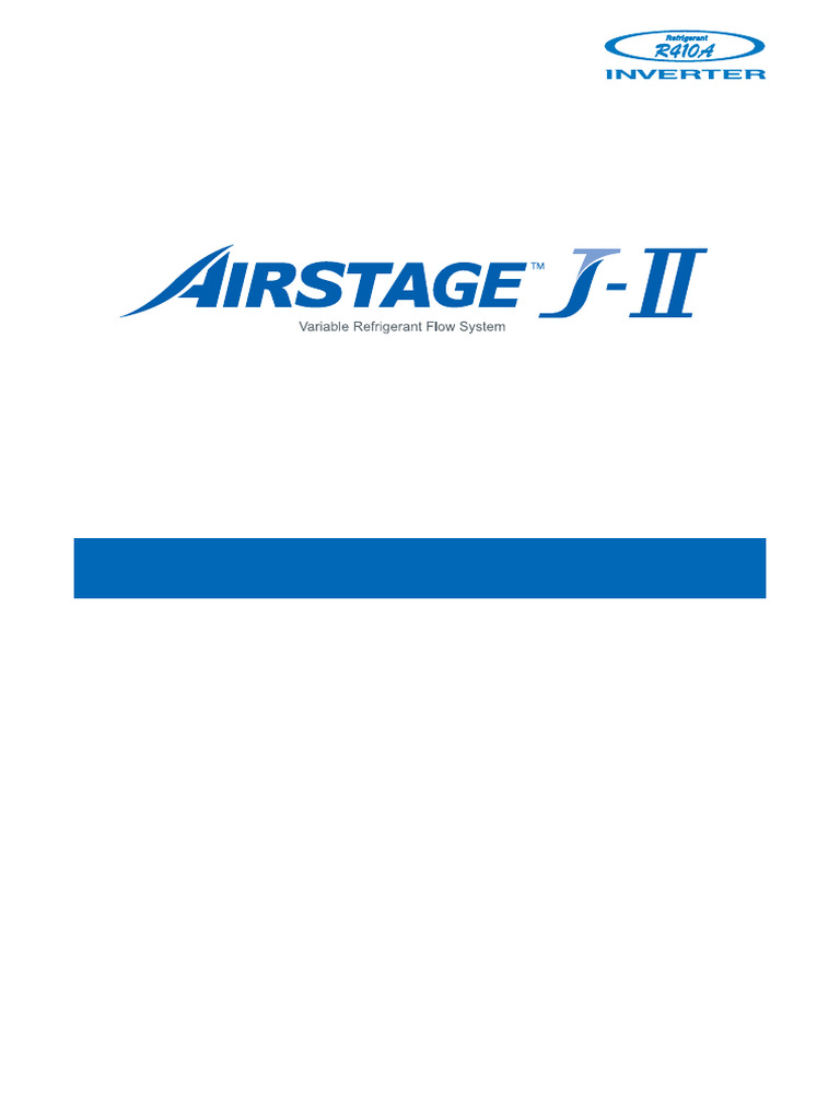 Fujitsu General Mini VRF Airstage J-II Part2 | PDF | Duct (Flow) | Air Conditioning