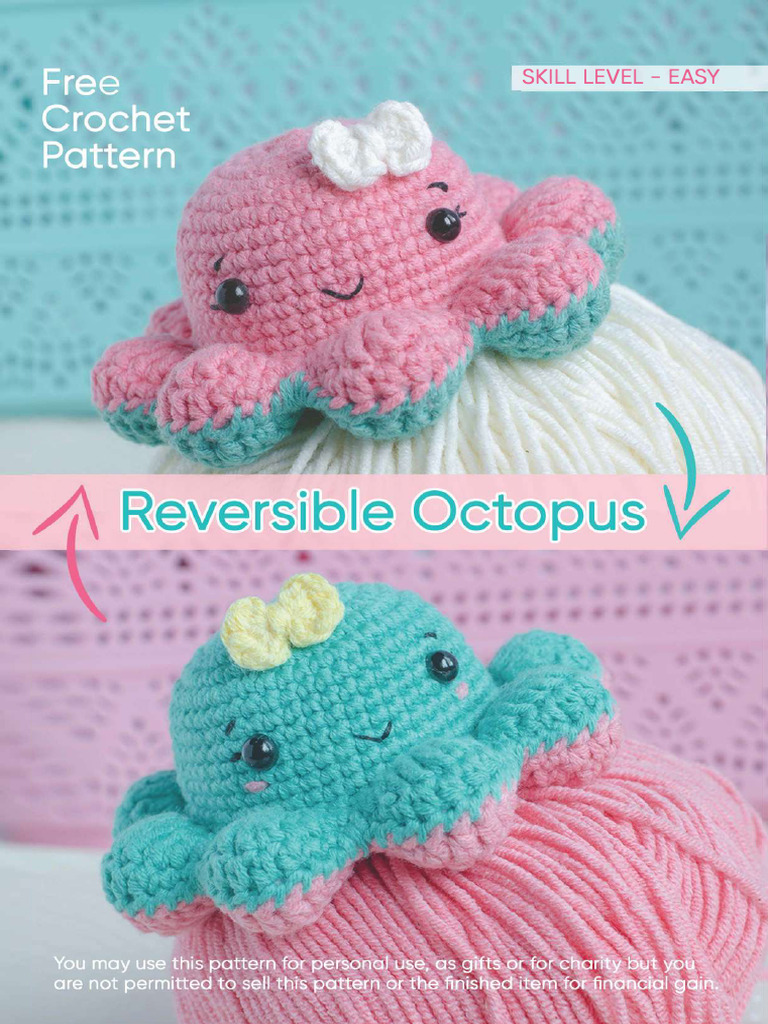 Reversible Octopus Pattern | PDF | Crochet | Yarn