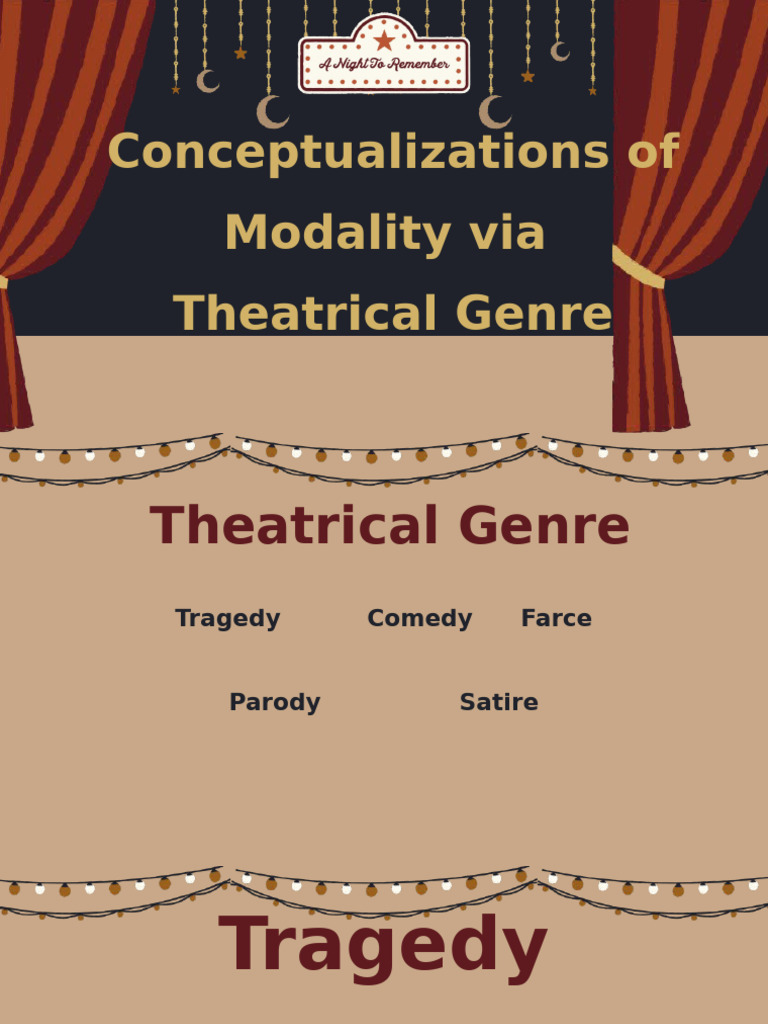 Drama Theatrical Genre | PDF | Comedy | Parody
