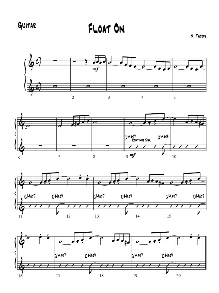 Float On - Guitar | PDF