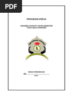 PROGRAM KERJA ASAS Dan PAS 2024-2025 | PDF