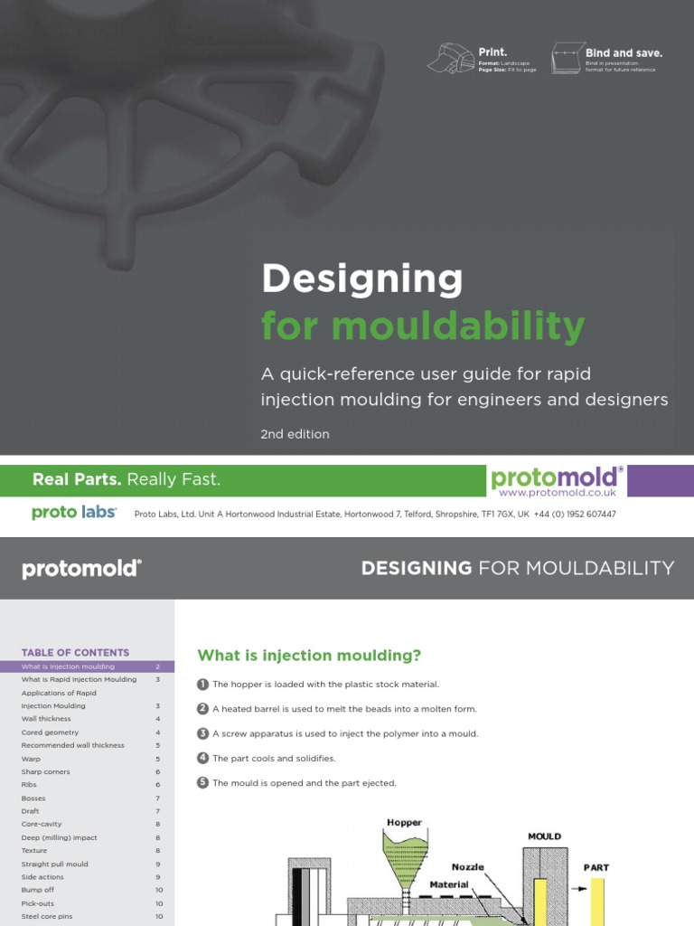 Design For Mouldability-UK092010 | PDF | Texture Mapping | Industries