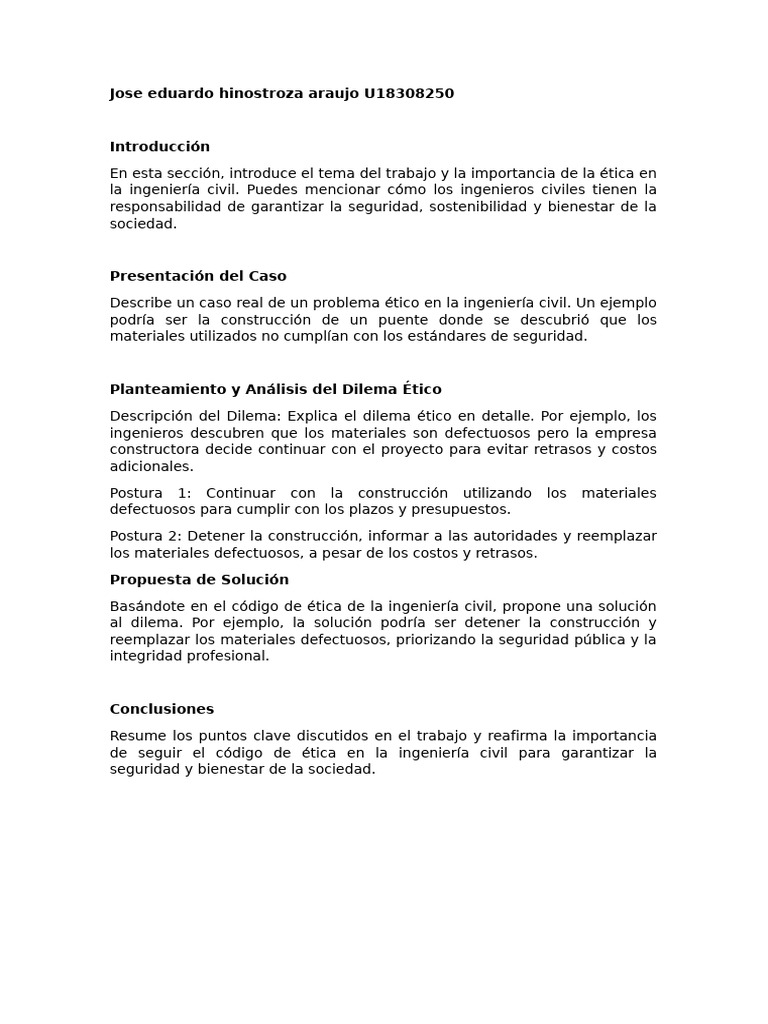 Tarea Final Etica - Utp | PDF