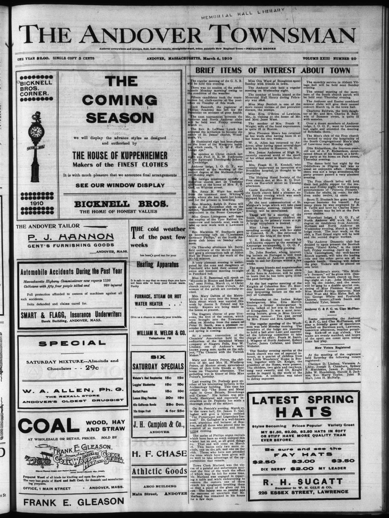 Andover Townsman (March 1910) | PDF